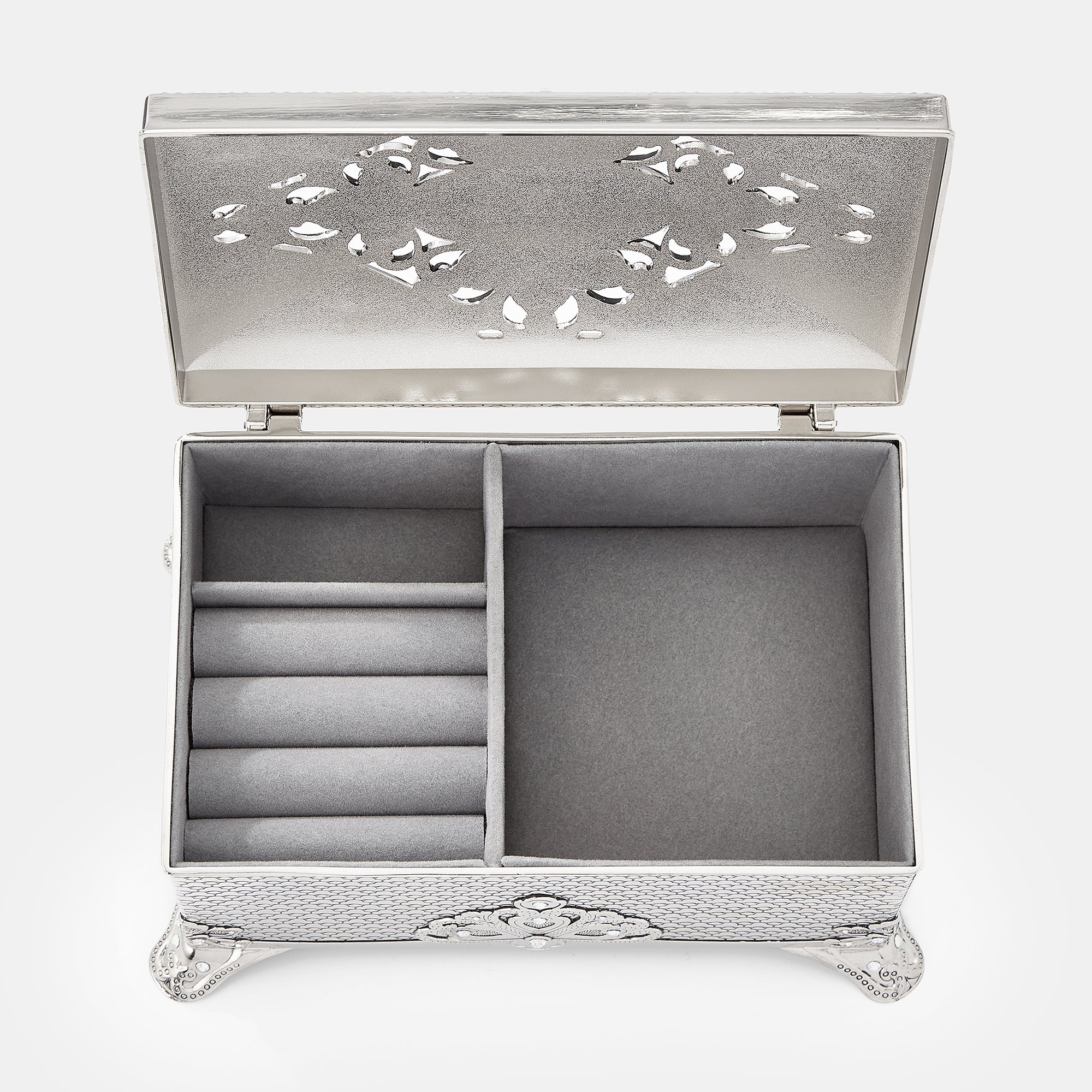 Engraved Anastasia Clover Music Box Top of Anastasia Clover Music Box ...