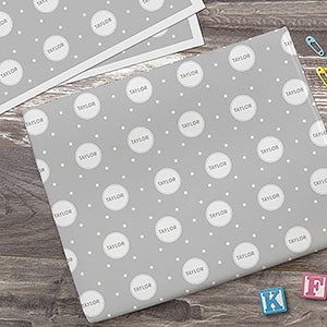 Simple & Sweet Personalized Baby Wrapping Paper