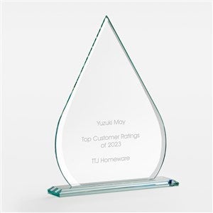 Engraved Tear Drop Award Small