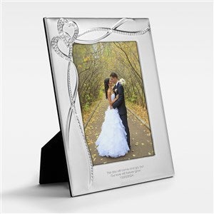 Engraved Intertwined Heart 8x10 Picture Frame