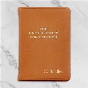 Personalized Mini United States Constitution - Tan