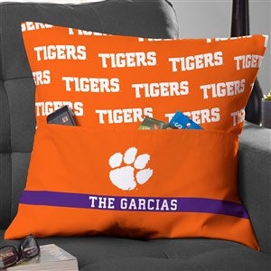 NCAA Clemson Tigers Personalized Pocket Pillow