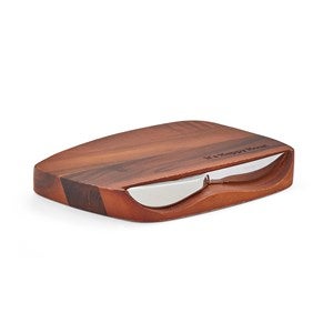 Engraved Nambé Blend Bar Board with Knife
