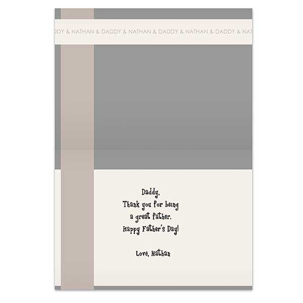 Personalized Father's Day Greeting Cards - I Love You Every Day