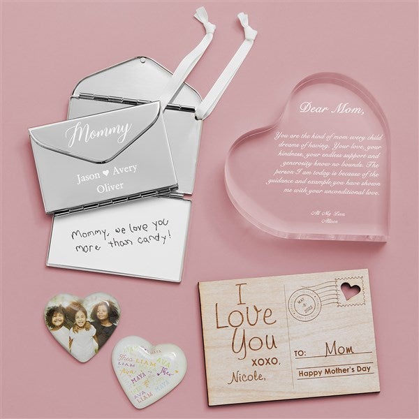 Personalized Heart Keepsake Gift for Mothers - Letter To Mom