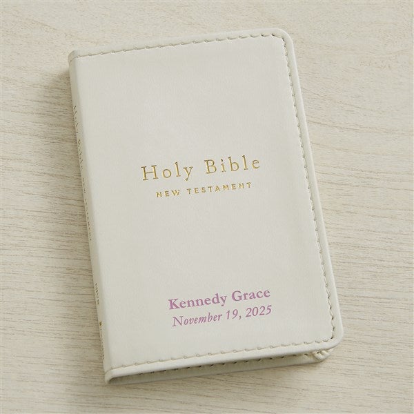Personalized Baptism Bible - New Testament