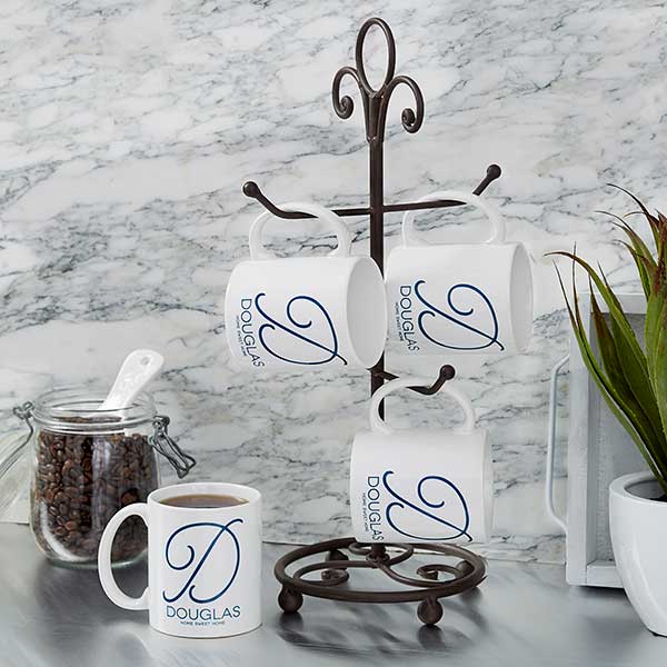Personalized Coffee Mugs - Name & Initial