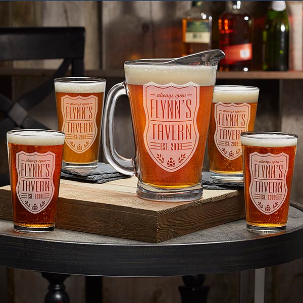 Personalized Beer Pitcher - Beer Label