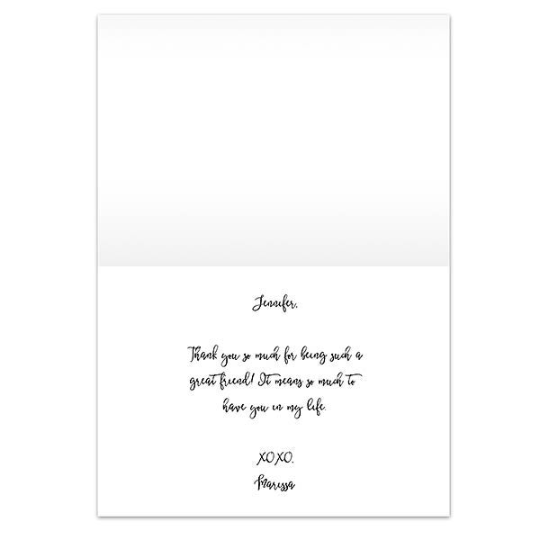Write Your Own Custom Text Greeting Card
