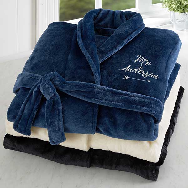 Personalized Mr & Mrs Luxury Bathrobes