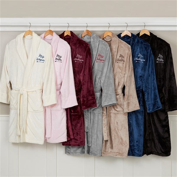 Personalized Mr & Mrs Luxury Bathrobes