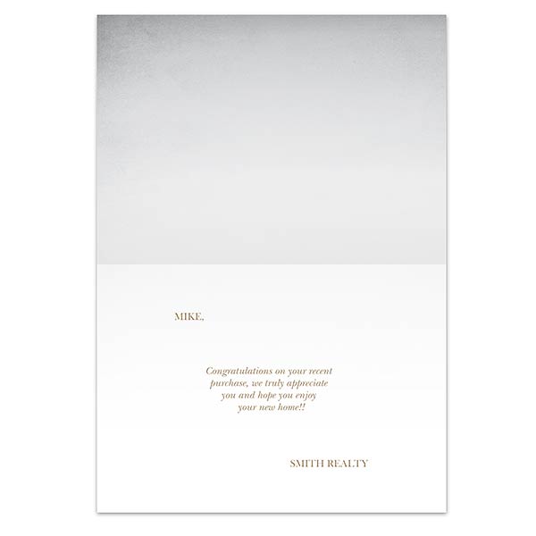 Professional Thank You Personalized Greeting Card