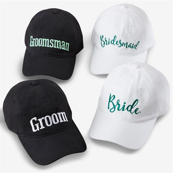 Personalized Wedding Baseball Caps