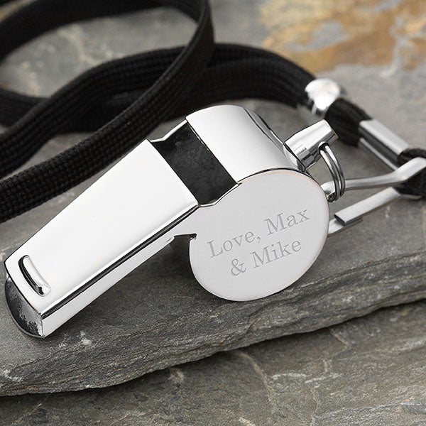 #1 Dad Personalized Whistle Gift For Dad