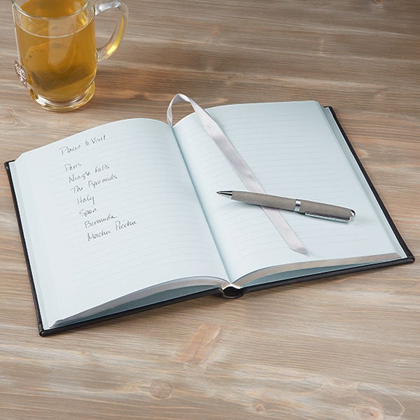 Premium Debossed Large Leather Journals - 8.75x10.75