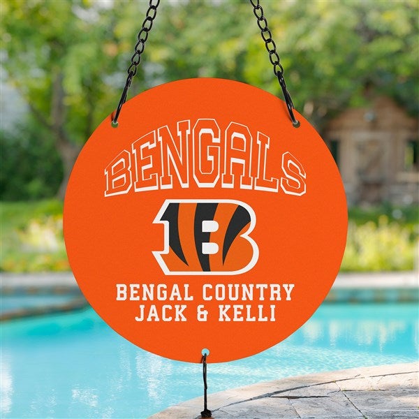 NFL Cincinnati Bengals Personalized Wind Chimes