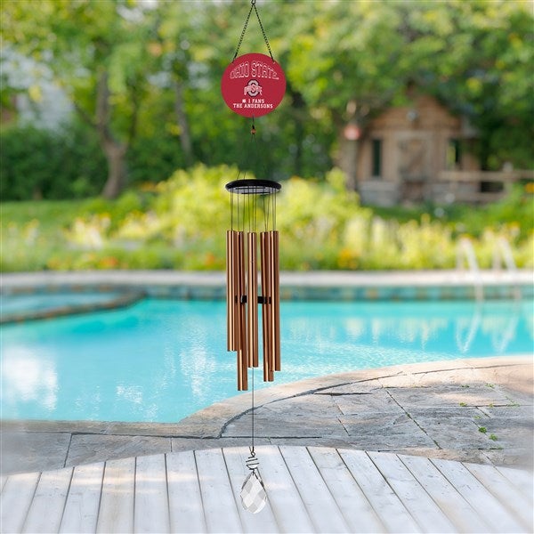NCAA Ohio State Buckeyes Personalized Wind Chimes