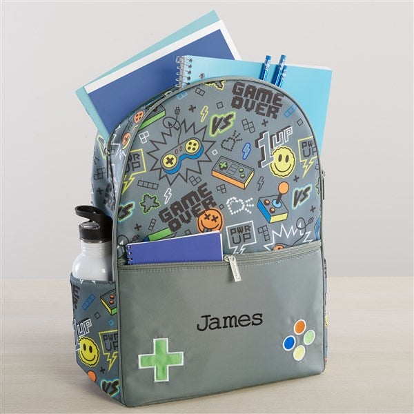 Gamer Embroidered Backpack