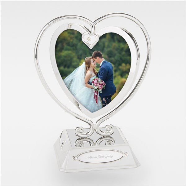 Engraved Everlasting Love Heart Frame