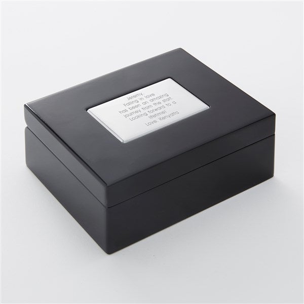 Engraved Brushed Gold Skeleton Pocket Watch and Box