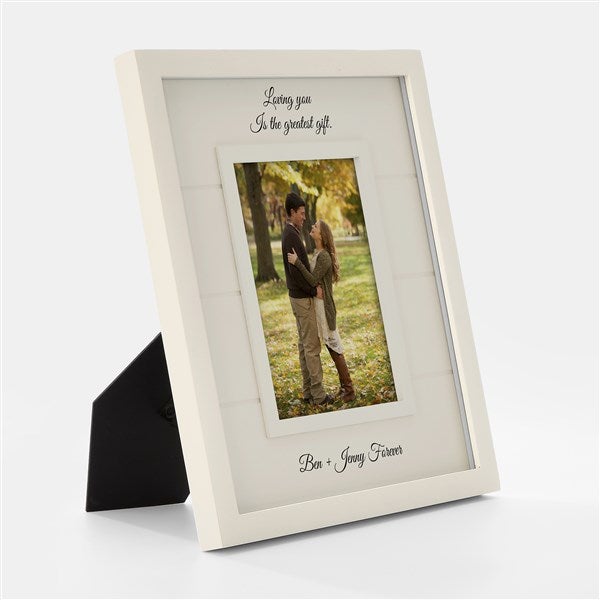 Engraved Farmhouse Picture Frame for Him