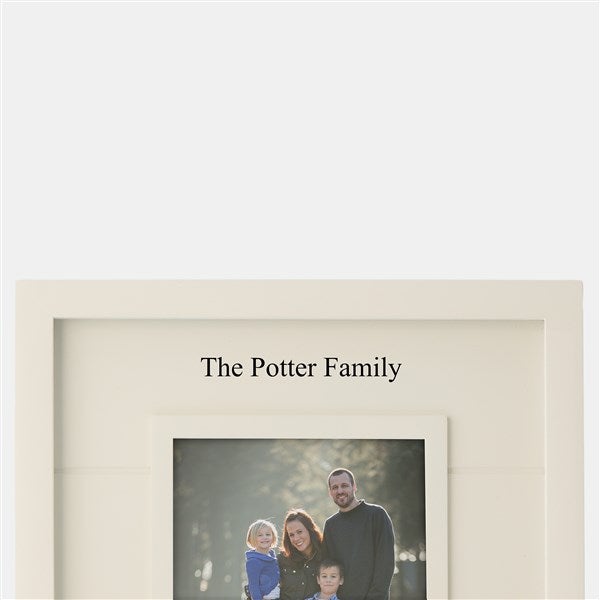 Engraved Family Farmhouse Picture Frame