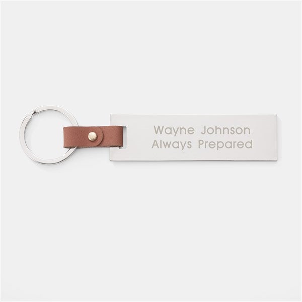 Engraved Ruler Keychain