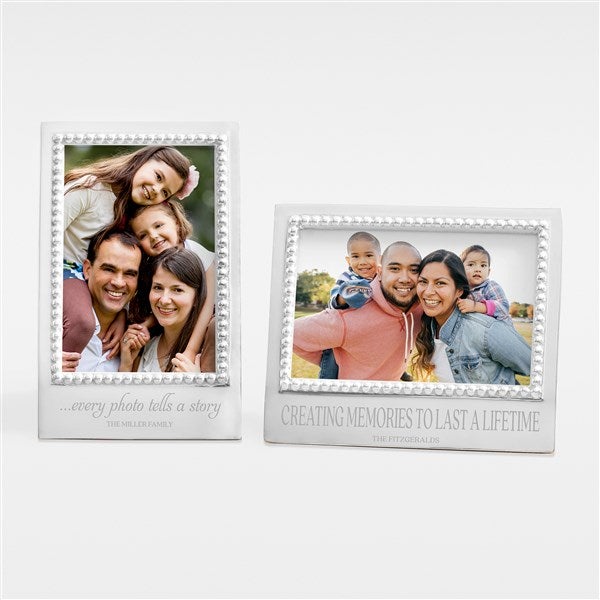 Engraved Mariposa Family Statement Frame