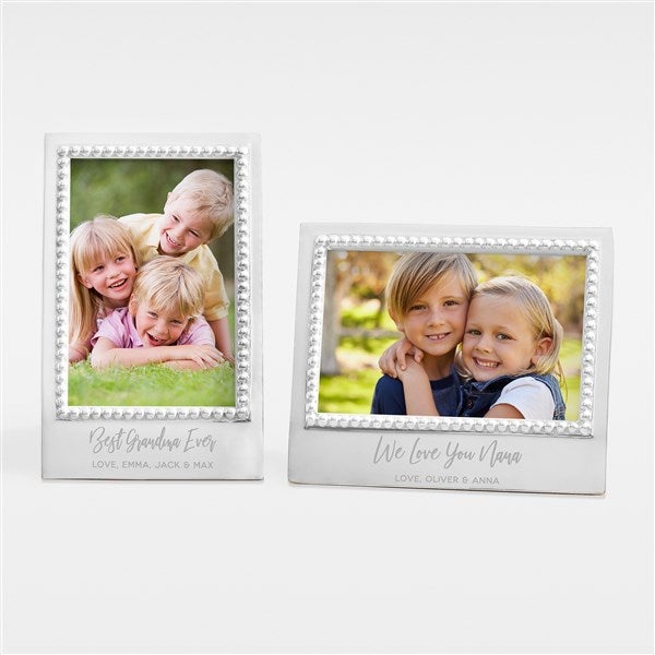 Engraved Mariposa Message For Grandma Statement Frame