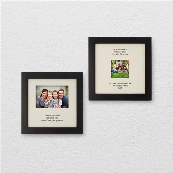 Engraved Family Gallery 5x7 Opening Picture Frame