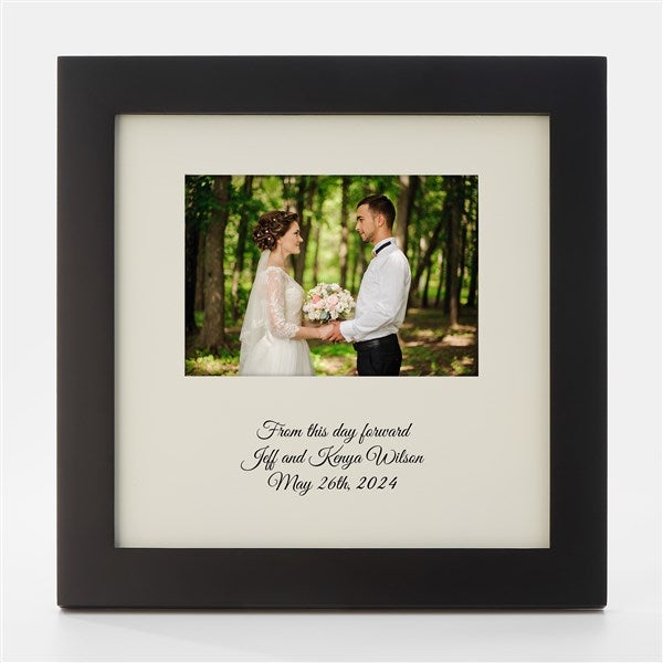 Engraved Wedding Gallery 5x7 Opening Picture Frame