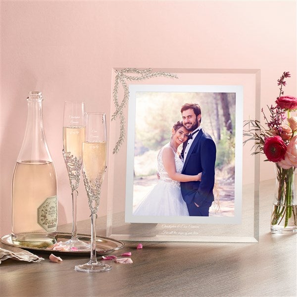 Engraved Wedding Athena 8x10 Picture Frame
