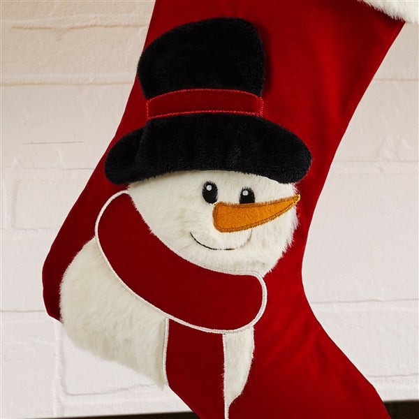 Classic Wintertime Character Personalized Christmas Stocking