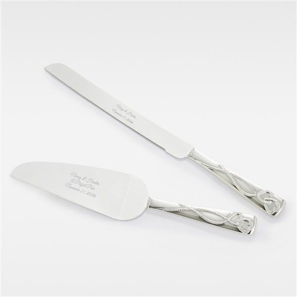 Engraved Intertwined Heart Wedding Gift Set