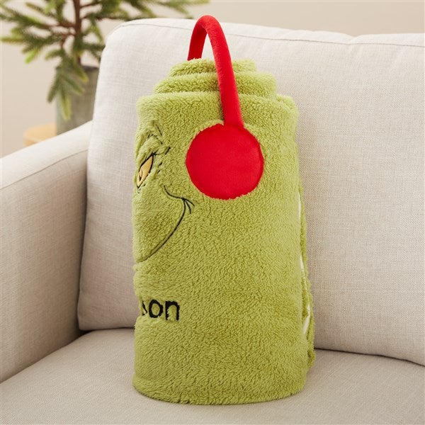 The Grinch Personalized Fleece Blanket