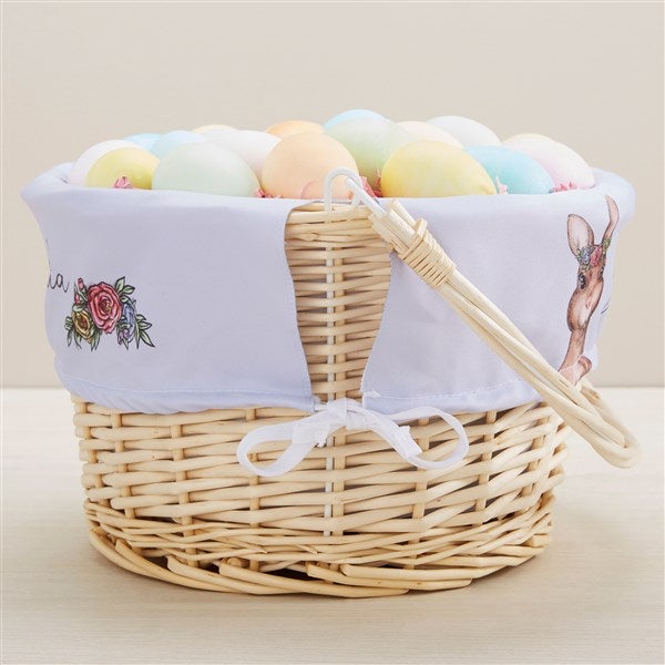 Easter Girl Bunny Personalized Easter Basket