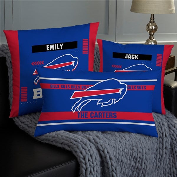 NFL Buffalo Bills Classic Personalized Throw Pillow