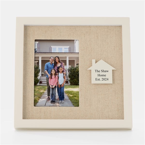 Engraved House Charm Frame