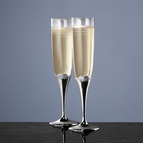 Wedgwood Vera Wang Infinity Toasting Flute Pair
