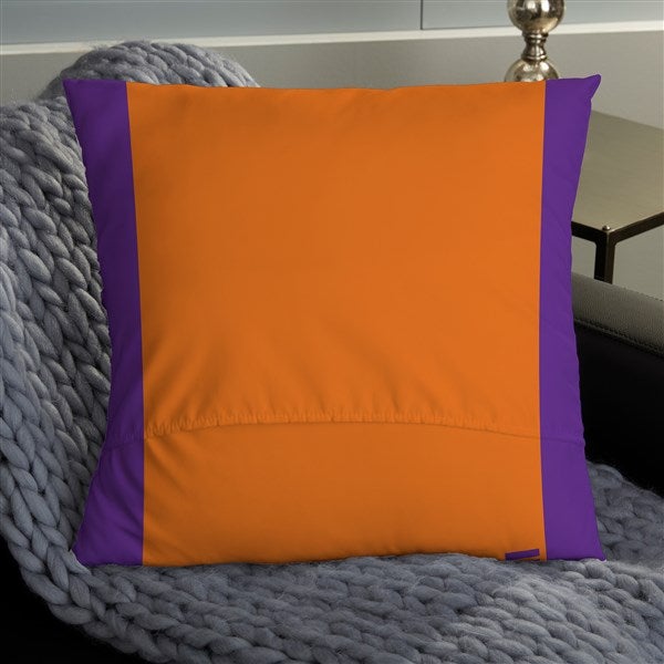 NCAA Clemson Tigers Classic Personalized Throw Pillow