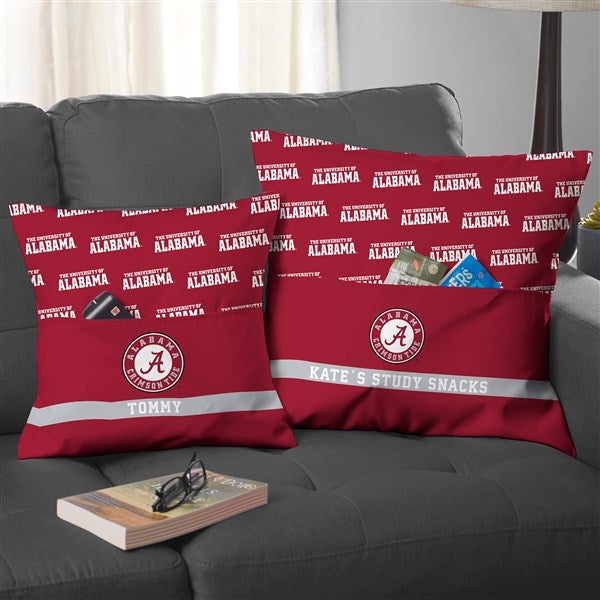 NCAA Alabama Crimson Tide Personalized Pocket Pillow