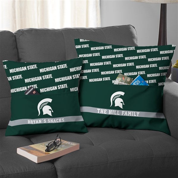 NCAA Michigan State Spartans Personalized Pocket Pillow