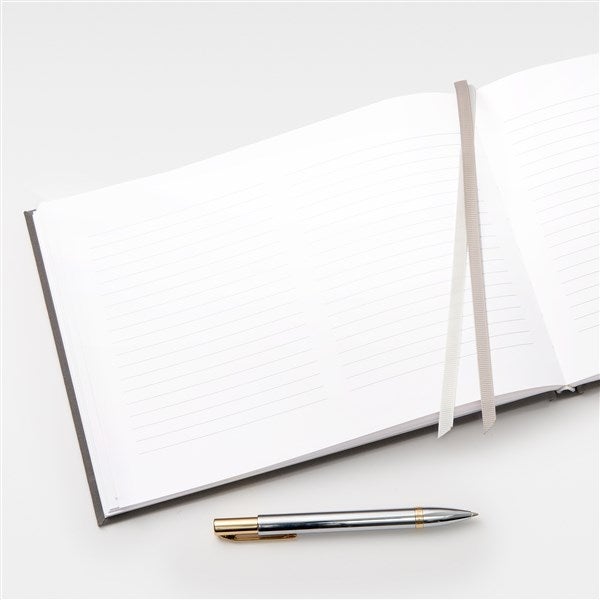 Grey & Silver "Welcome" Guest Book