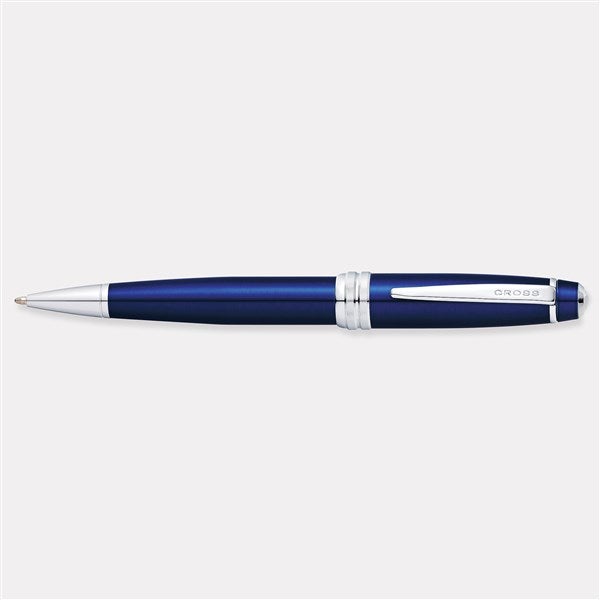 Cross Bailey Blue Lacquer & Chrome Ballpoint Pen
