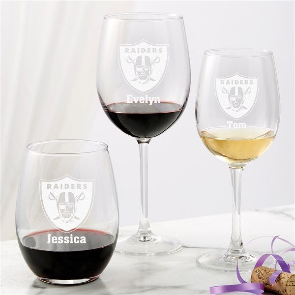 Las Vegas Raiders Wine Glass Collection