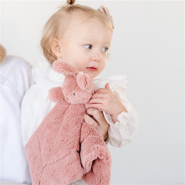 Embroidered Bunny Stuffed Animal Lovey