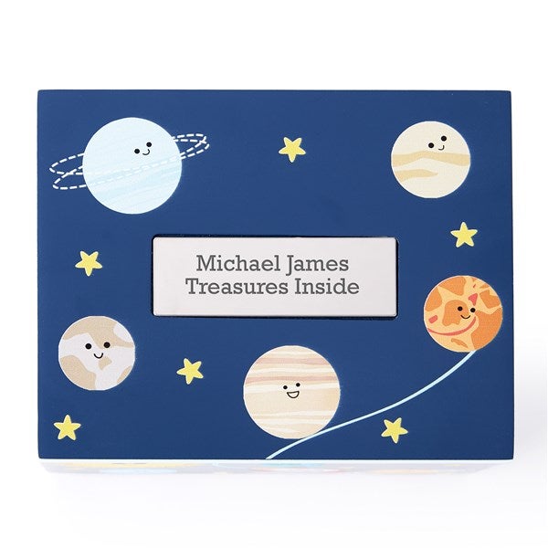 Engraved Outer Space Treasure Box