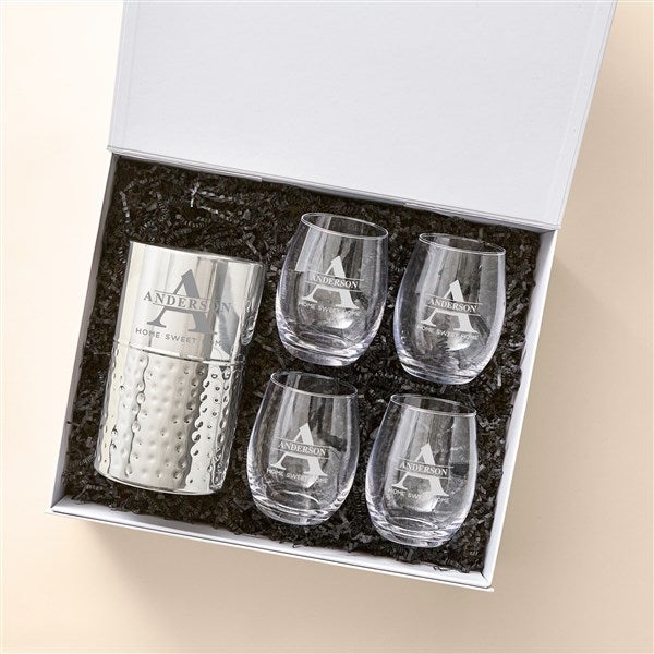 Personalized Wine Gift Set - Lavish Last Name