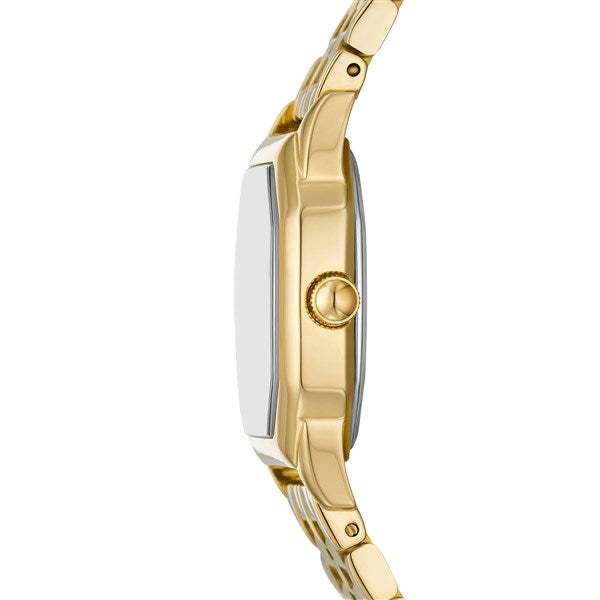 Engraved Fossil Harlow Gold-Tone Watch