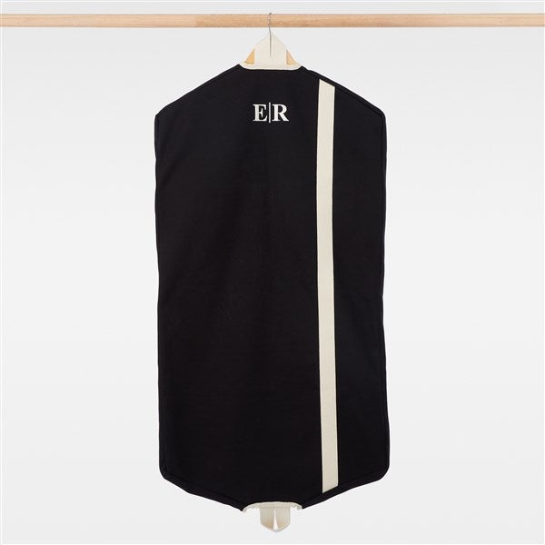 Embroidered Navy Canvas Stripe Garment Bag by Jessie James Decker
